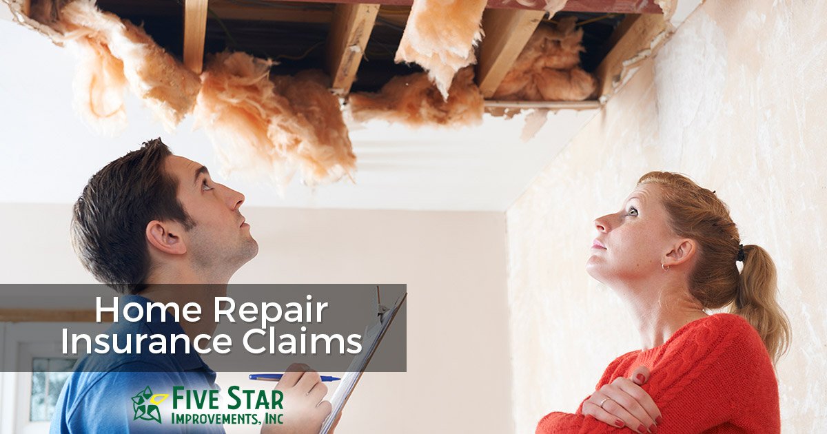 Home Repair Insurance Claims - Five Star Improvements